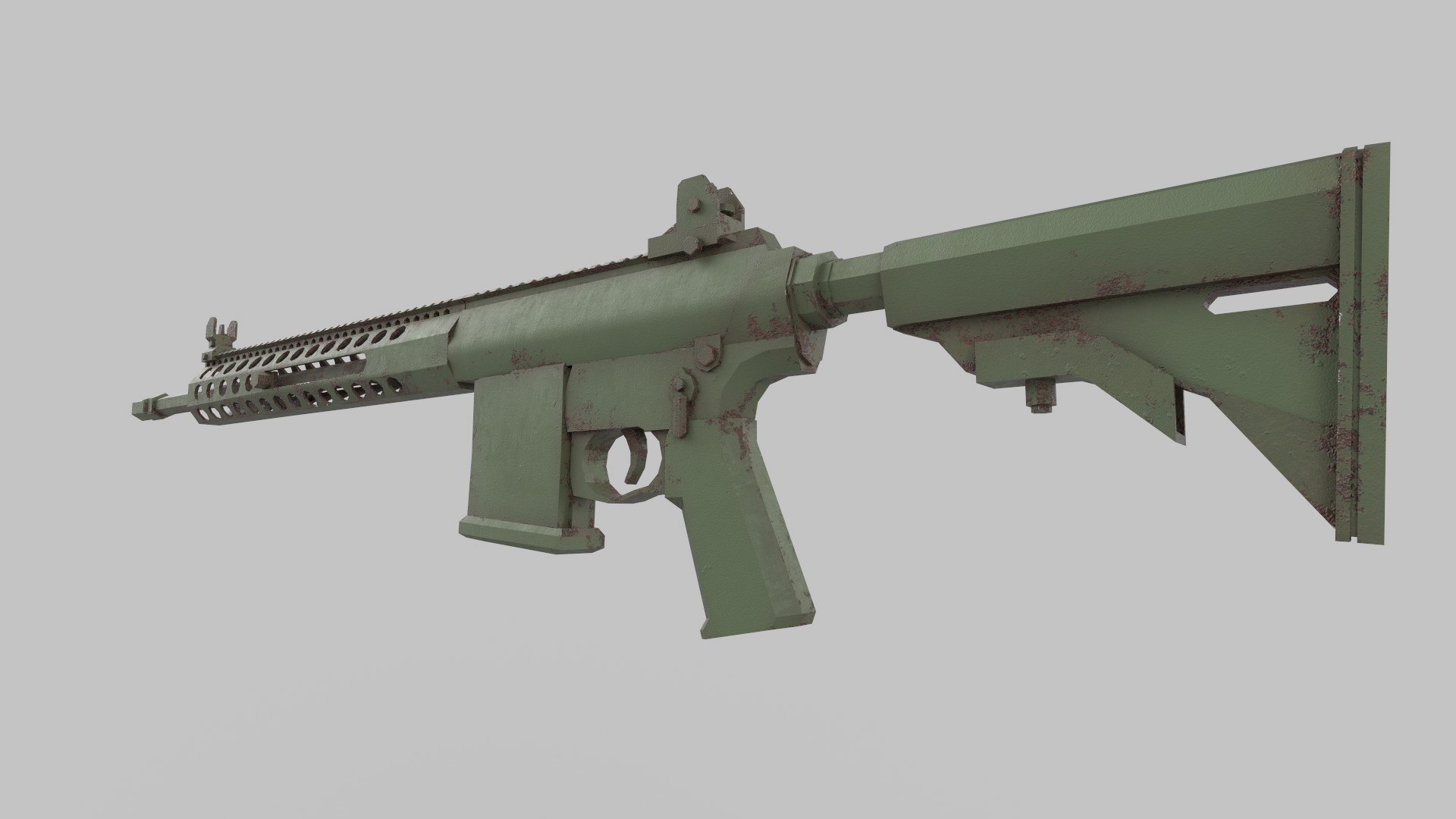 3D M4 Gun - TurboSquid 2091349