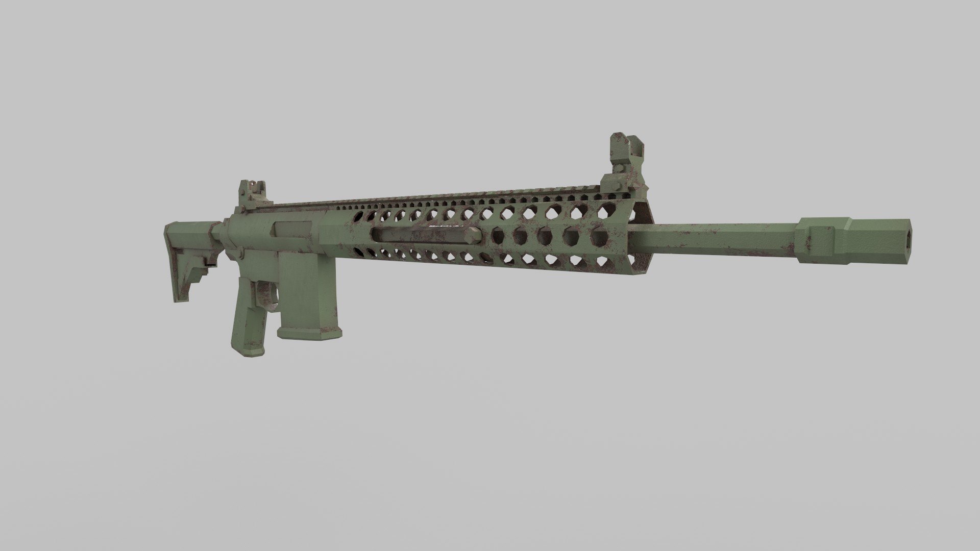 3D M4 Gun - TurboSquid 2091349