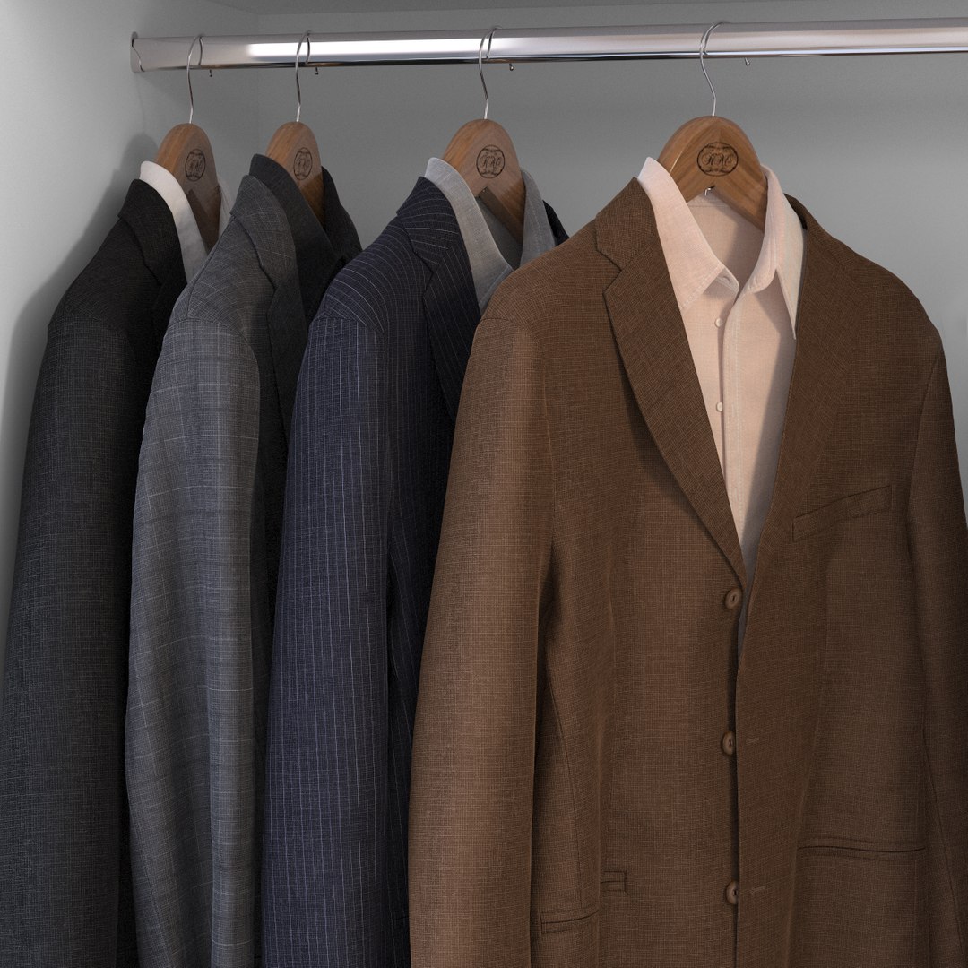 Closet Wardrobe 3D Model - TurboSquid 1214207