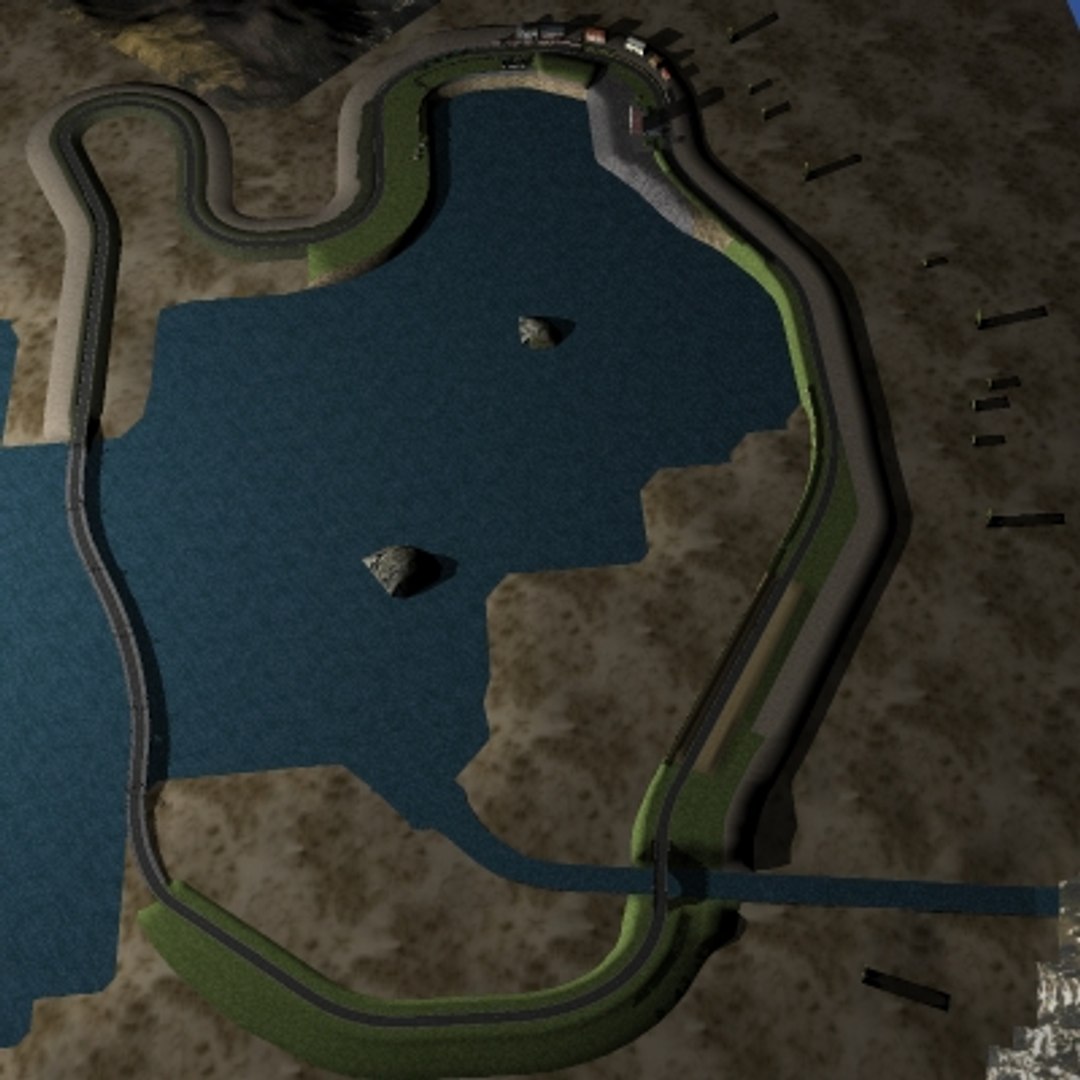 3d road track