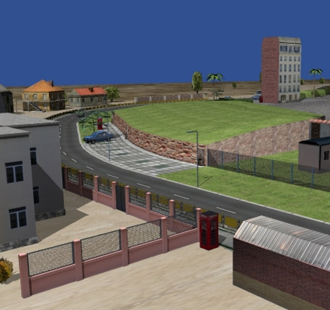 3d road track