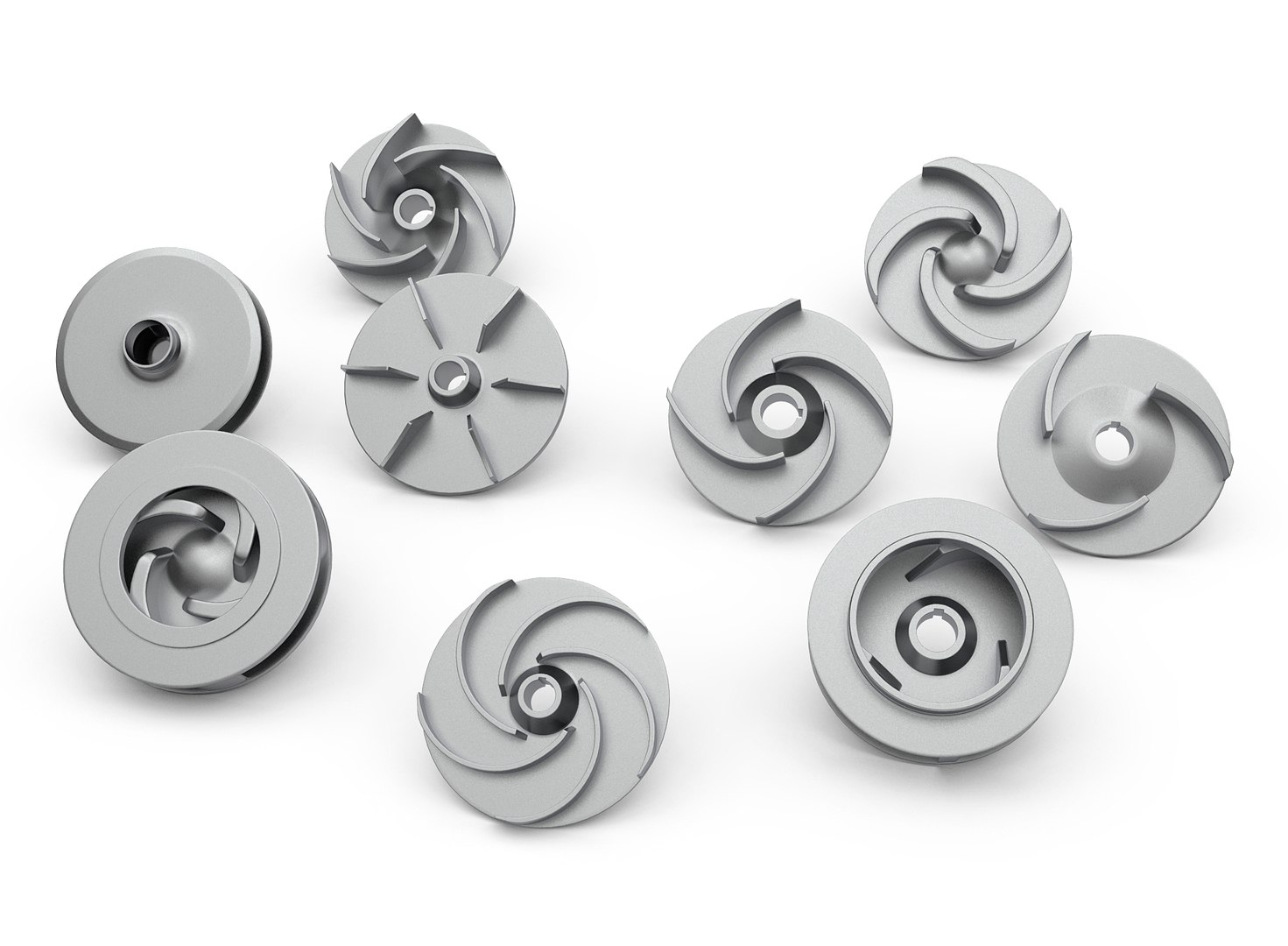 Pump Impellers 3D Model - TurboSquid 1218825
