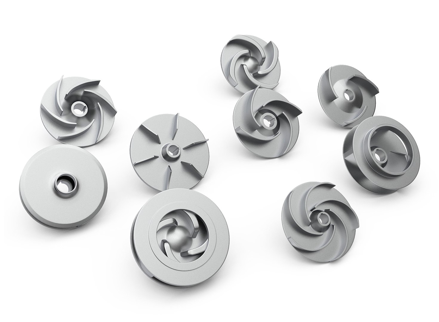 Pump Impellers 3D Model - TurboSquid 1218825