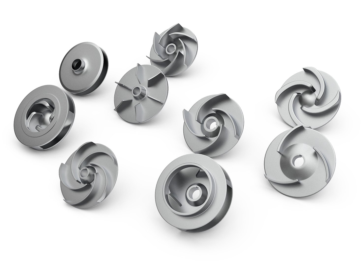 Pump Impellers 3D Model - TurboSquid 1218825