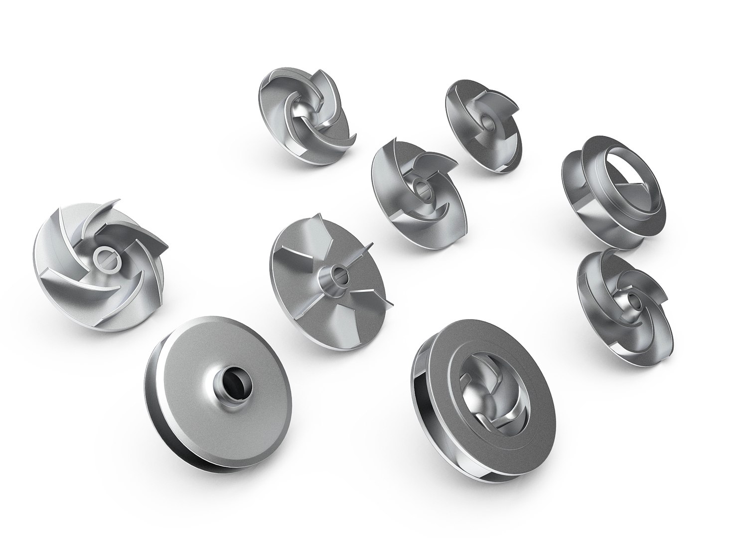 Pump Impellers 3D Model - TurboSquid 1218825