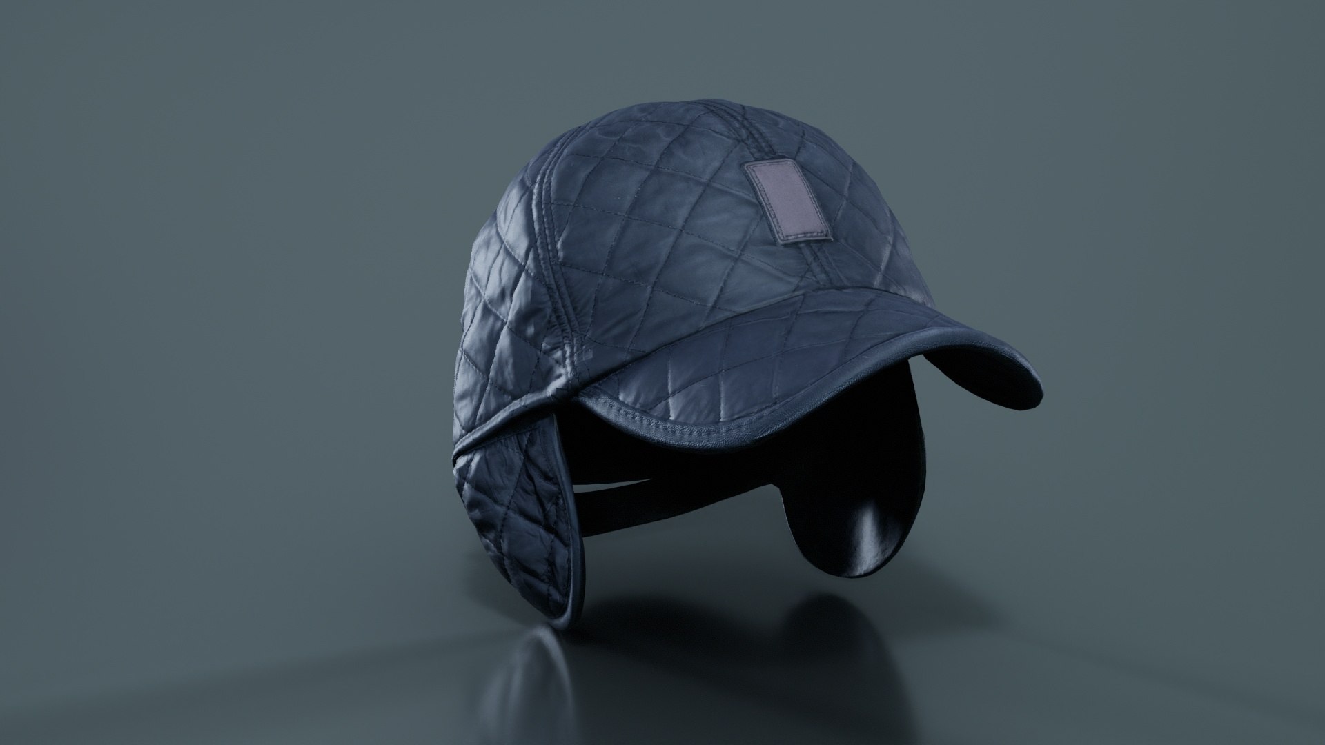 Padded Leather Cap With Ear Pads Remastered 3D Model - TurboSquid 2361357
