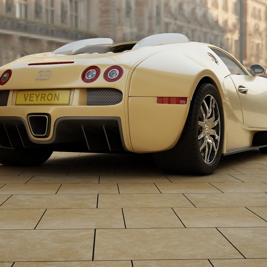 3d Model Bugatti Veyron Sport Luxury