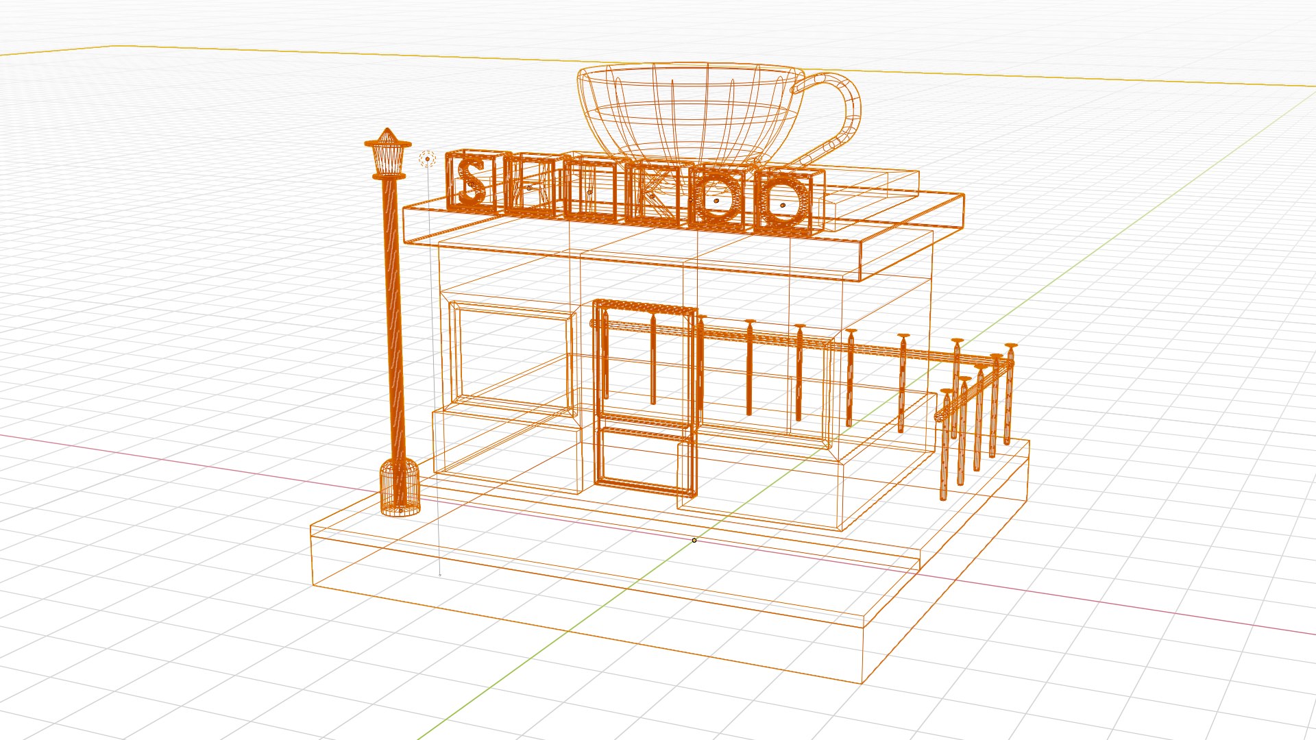 Cofee Shop Model - TurboSquid 2105913