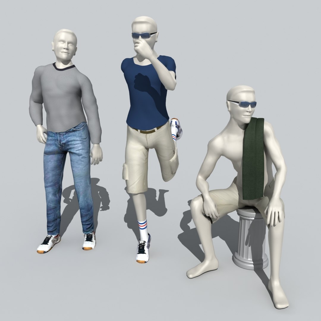 clothing 3d obj