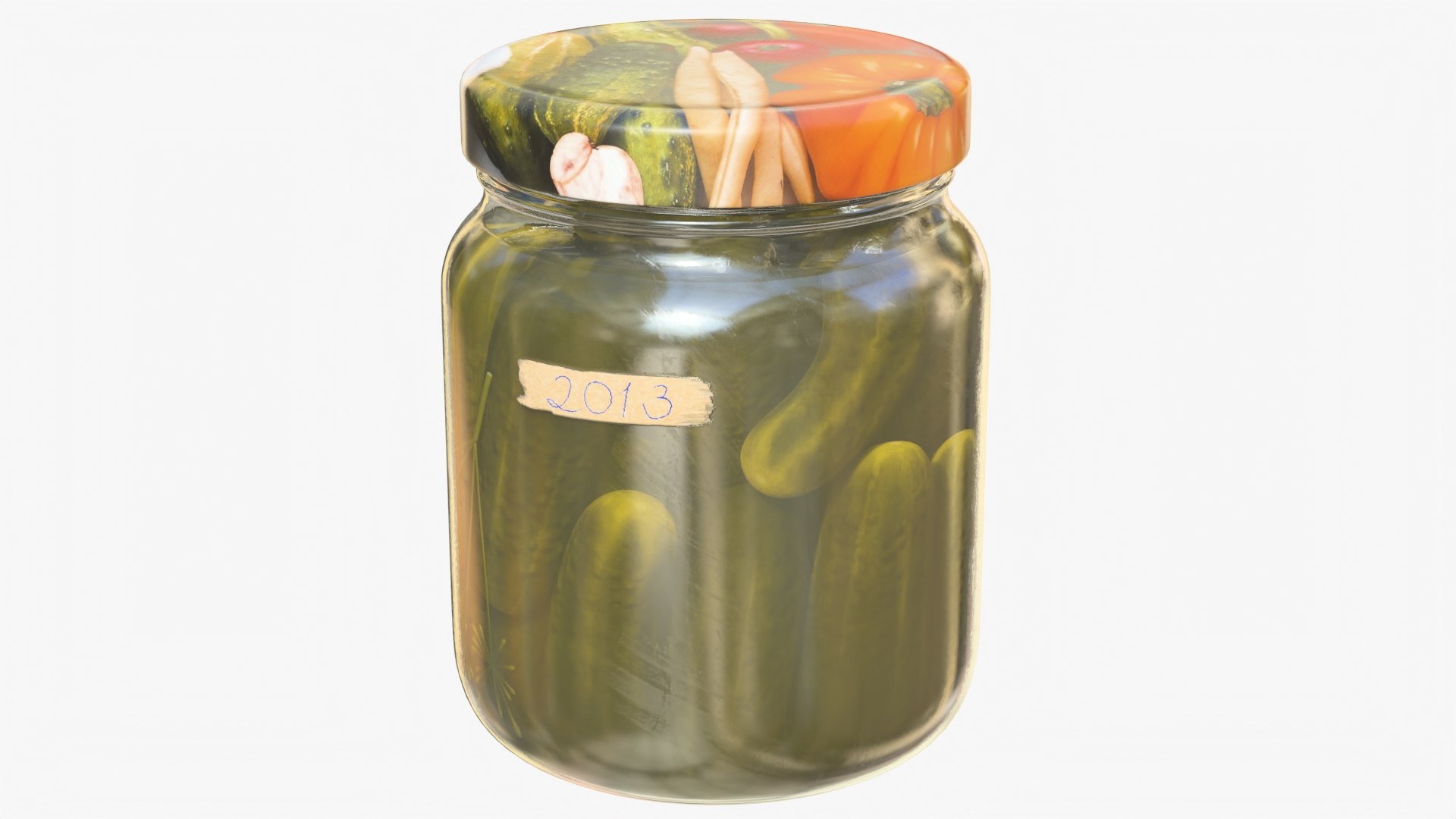 3D Model Pickled Cucumbers A - TurboSquid 1987146