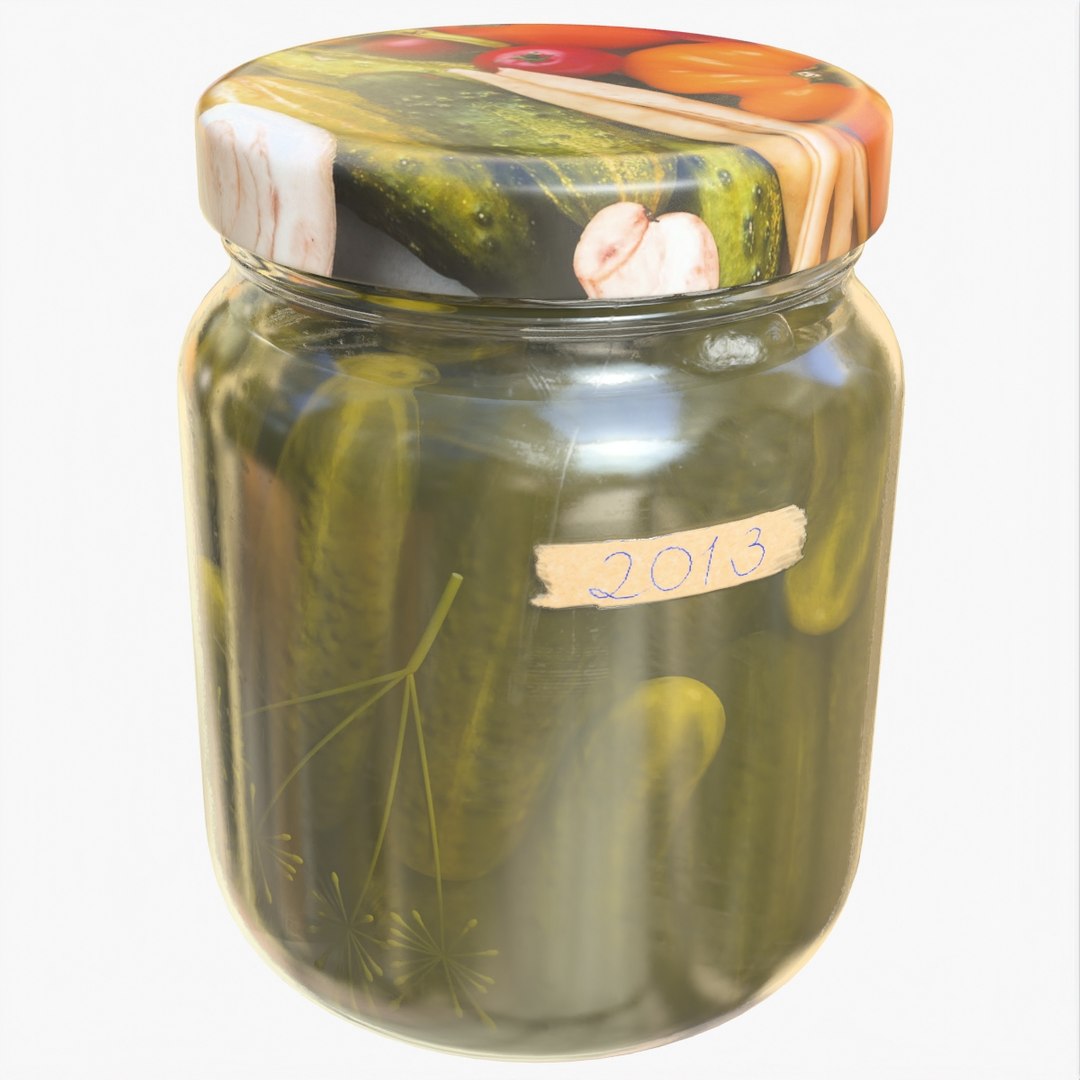 3D Model Pickled Cucumbers A - TurboSquid 1987146