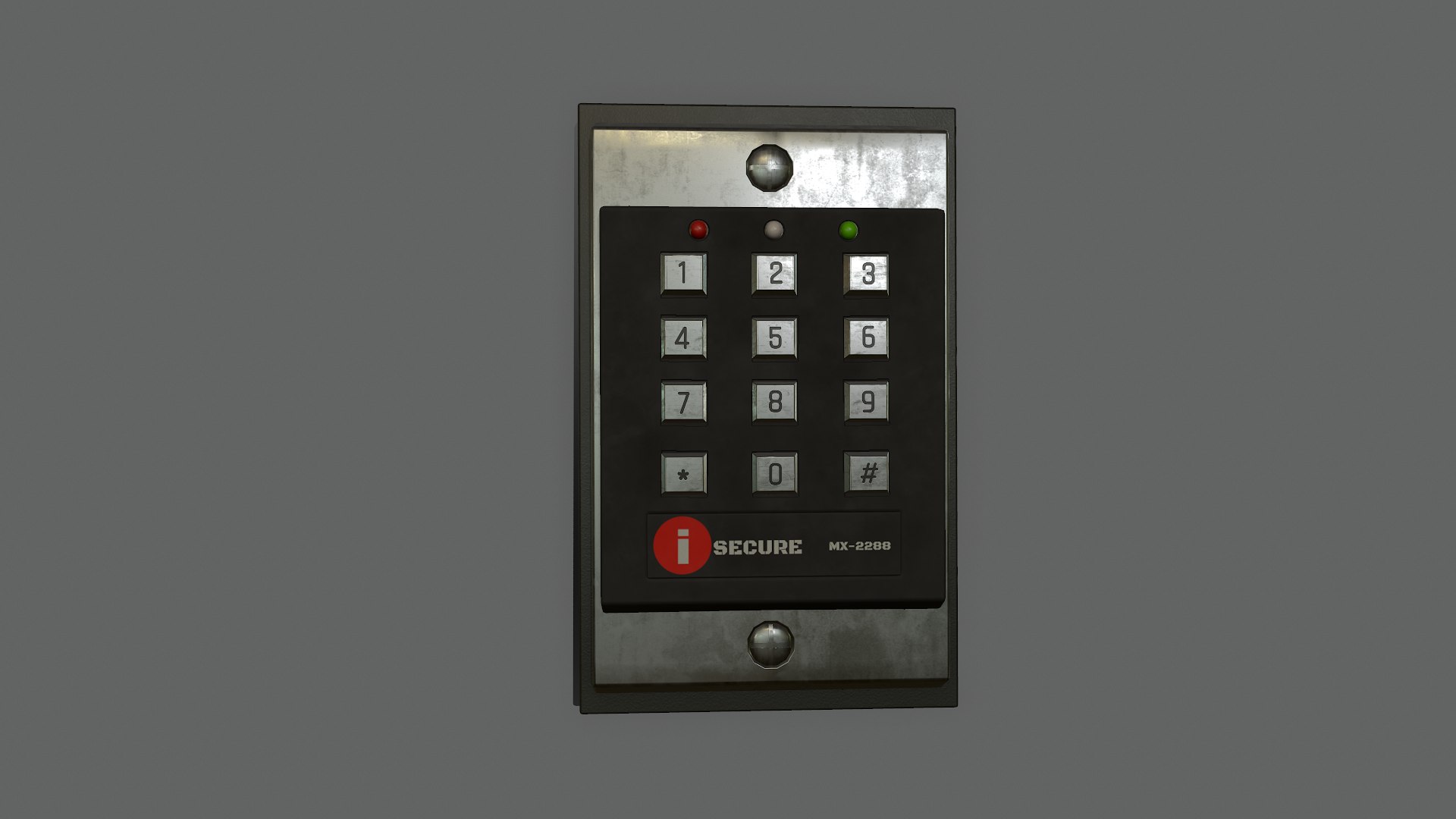 3D Security Keypad Lock Low-poly PBR - TurboSquid 2117182