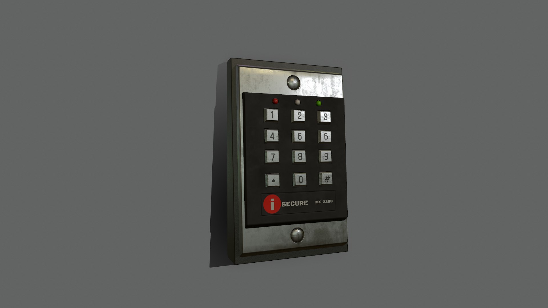 3D Security Keypad Lock Low-poly PBR - TurboSquid 2117182