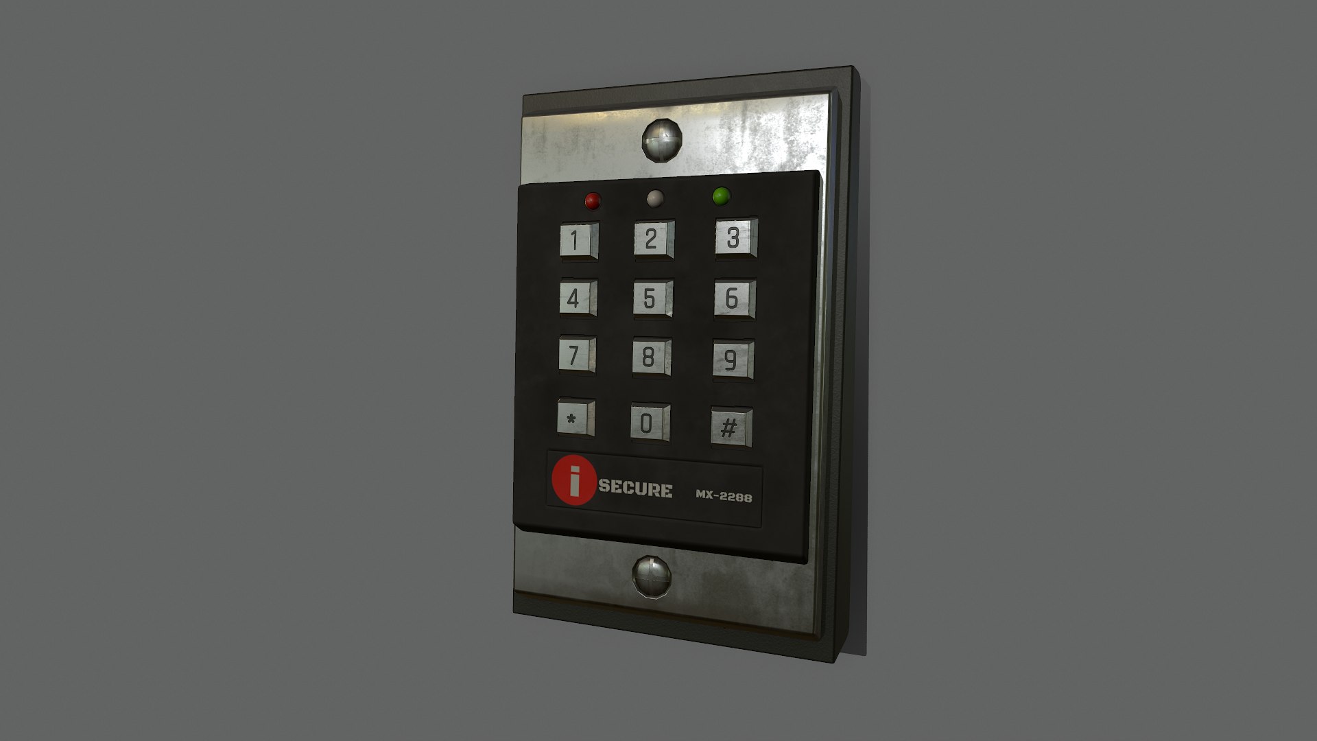 3D Security Keypad Lock Low-poly PBR - TurboSquid 2117182