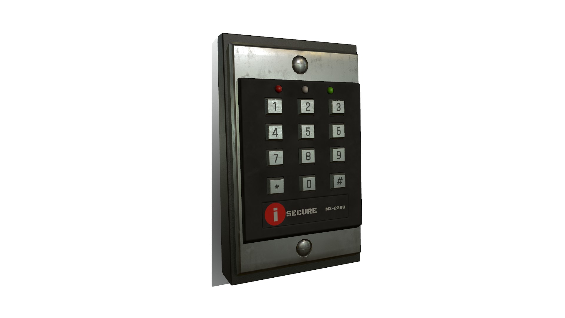 3D Security Keypad Lock Low-poly PBR - TurboSquid 2117182