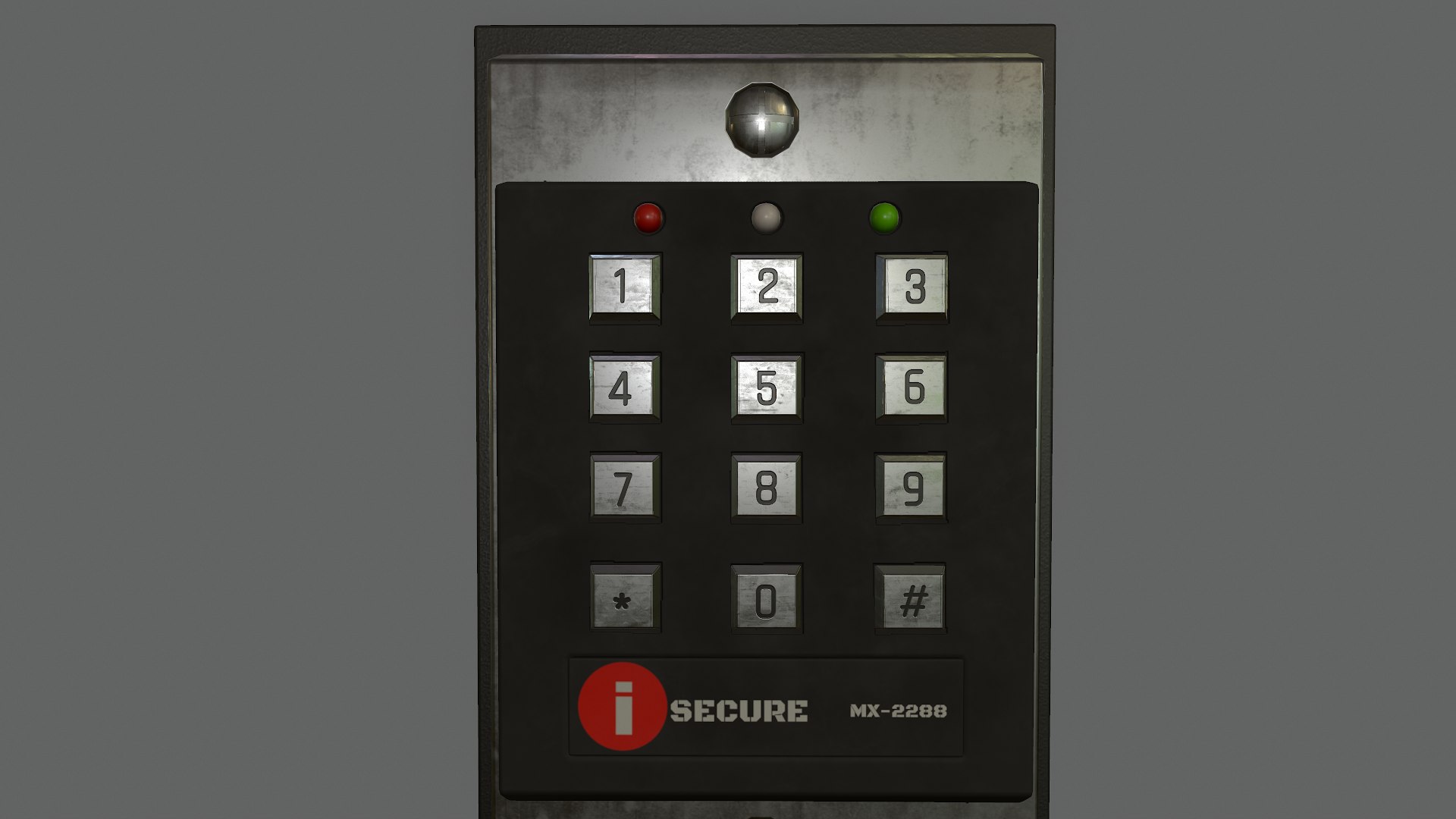 3D Security Keypad Lock Low-poly PBR - TurboSquid 2117182