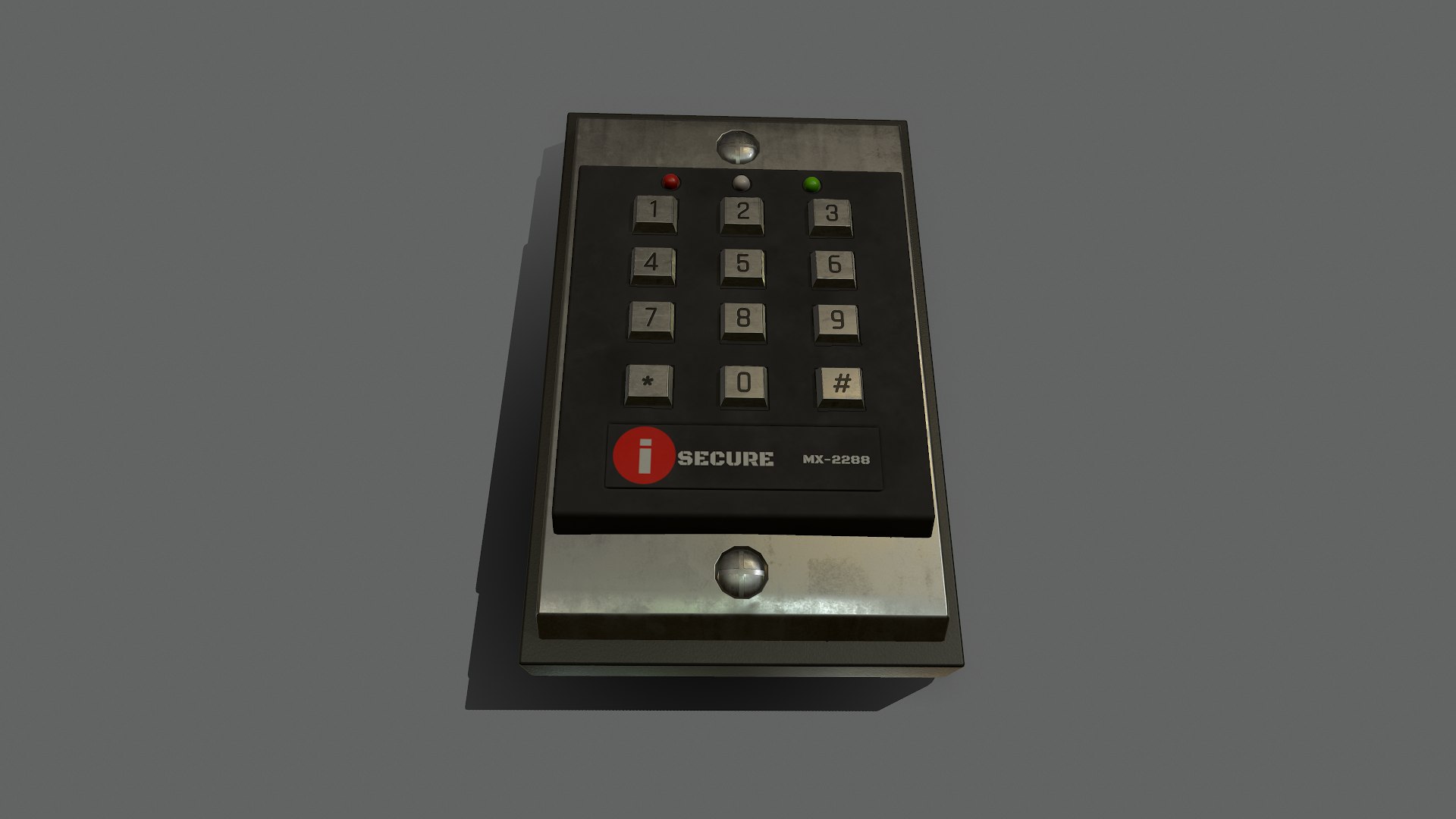 3D Security Keypad Lock Low-poly PBR - TurboSquid 2117182