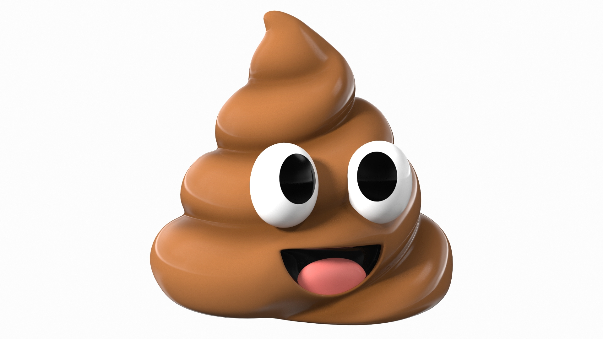 Poop Emoji Smile Big Eyes 3D - TurboSquid 1801245