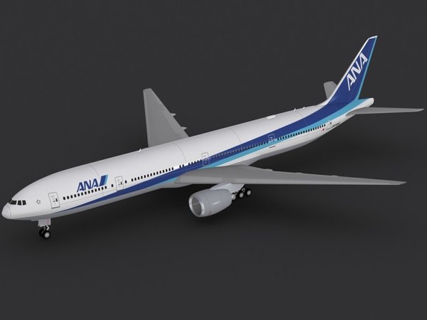 3ds max b 777-300 er ana