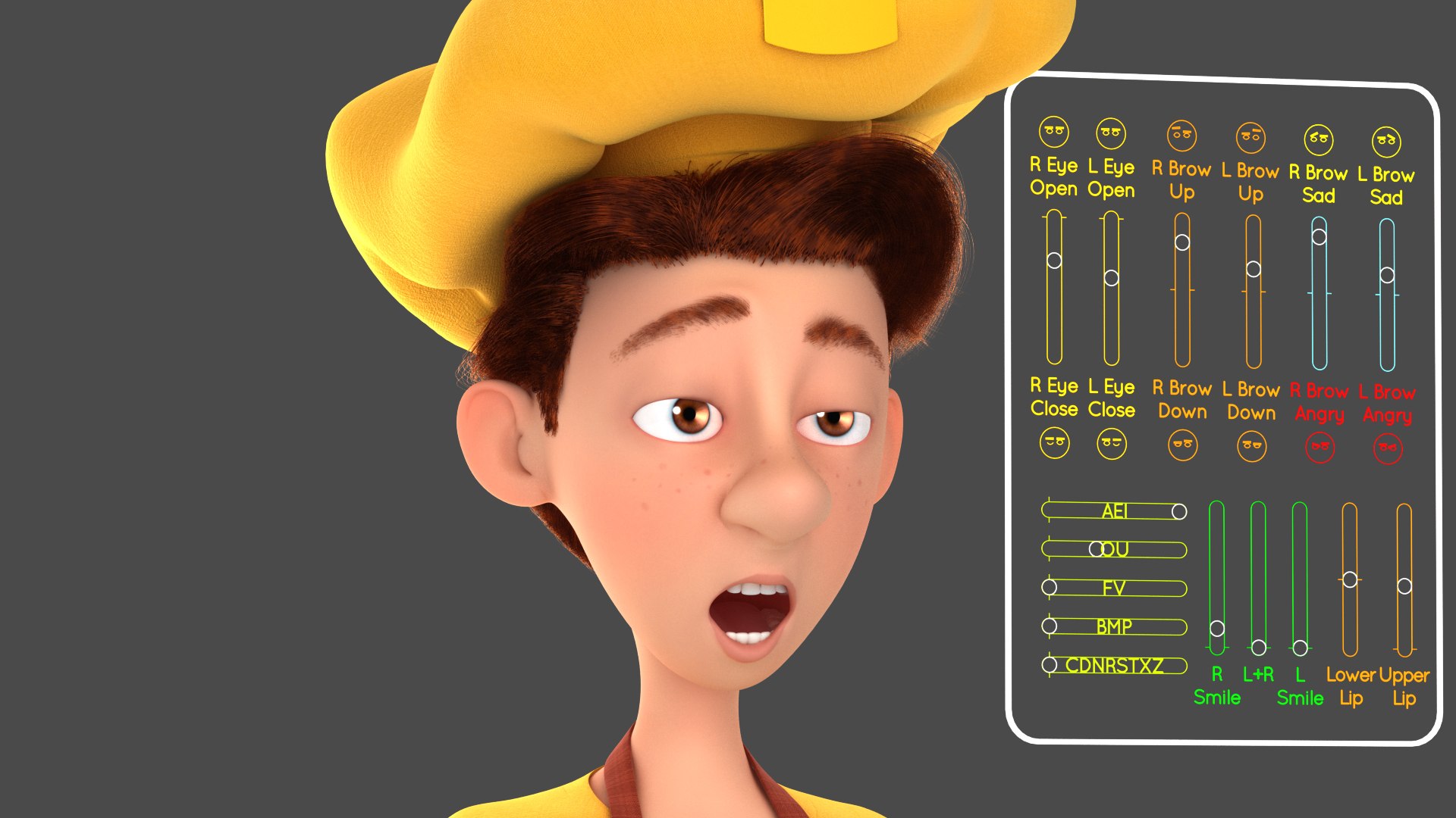 Cartoon Baker Rigged 3D Model - TurboSquid 1723660