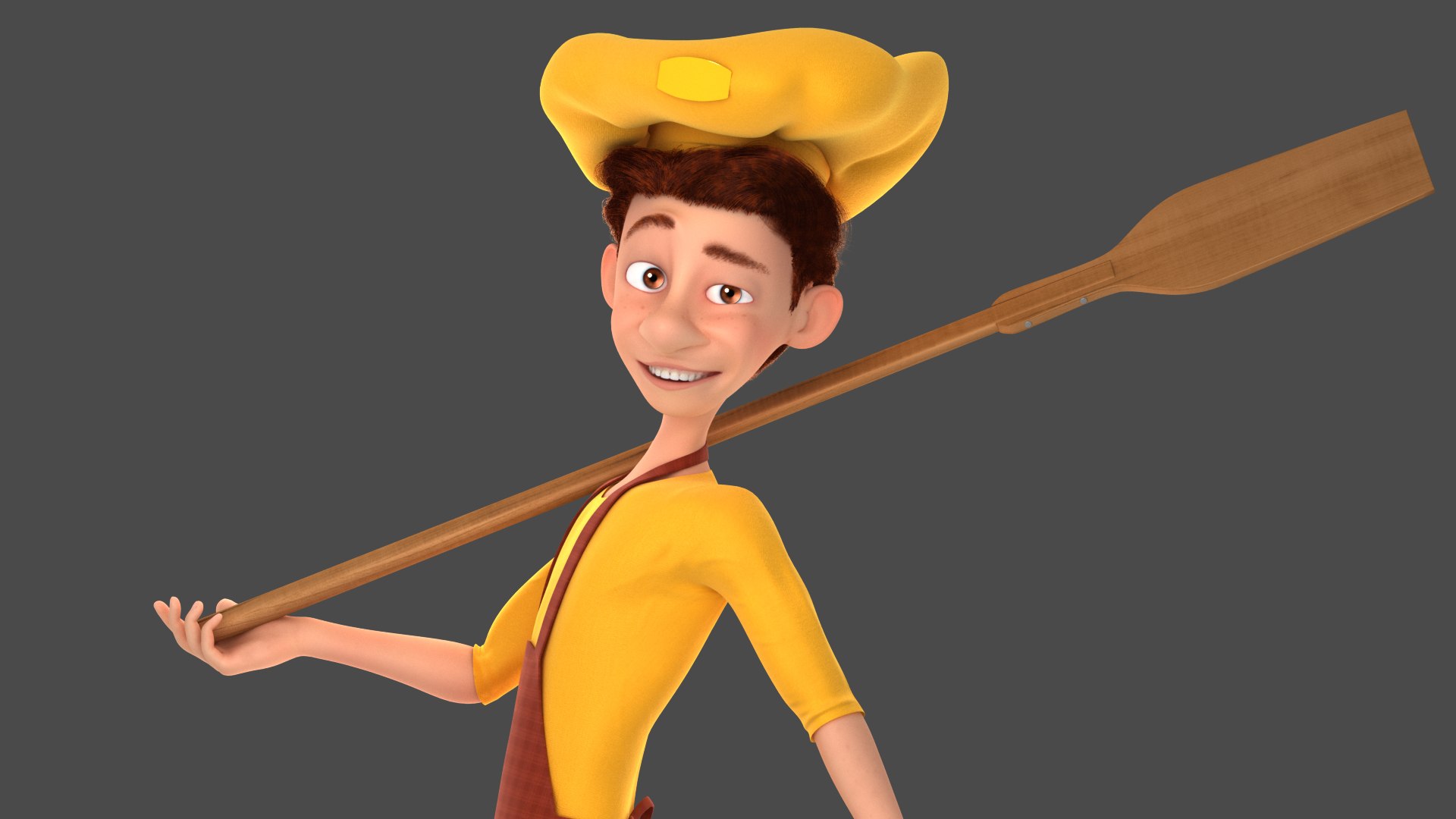 Cartoon Baker Rigged 3D Model - TurboSquid 1723660