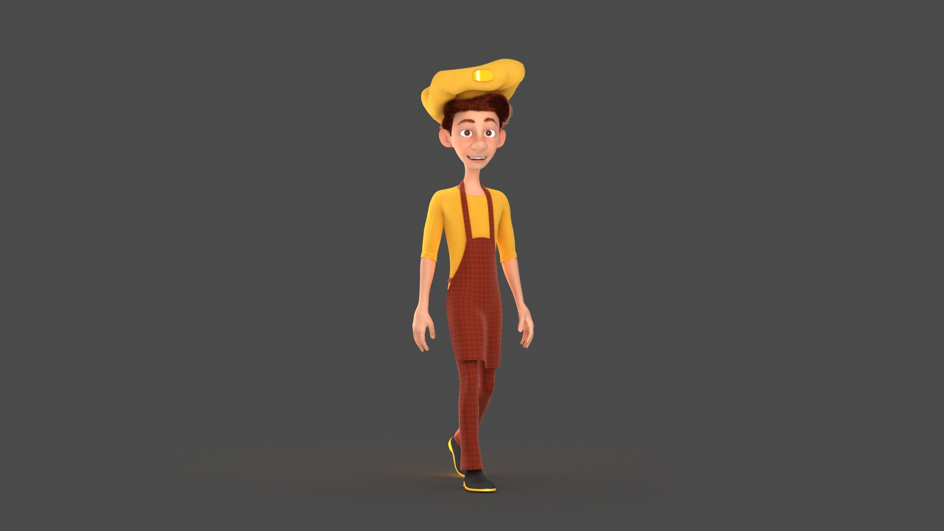 Cartoon Baker Rigged 3D model - TurboSquid 1723660
