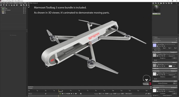 SPEAR UAV-Ninox 40 드론 3D 모델 - TurboSquid 1646633