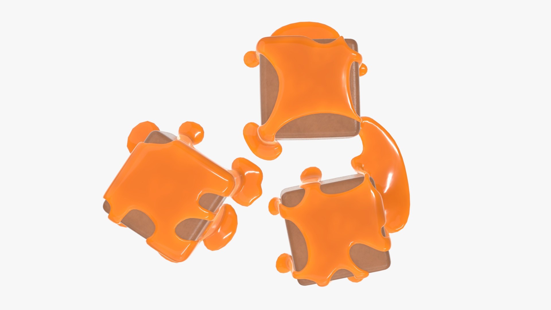 3D Caramel Candy Model - TurboSquid 1528408