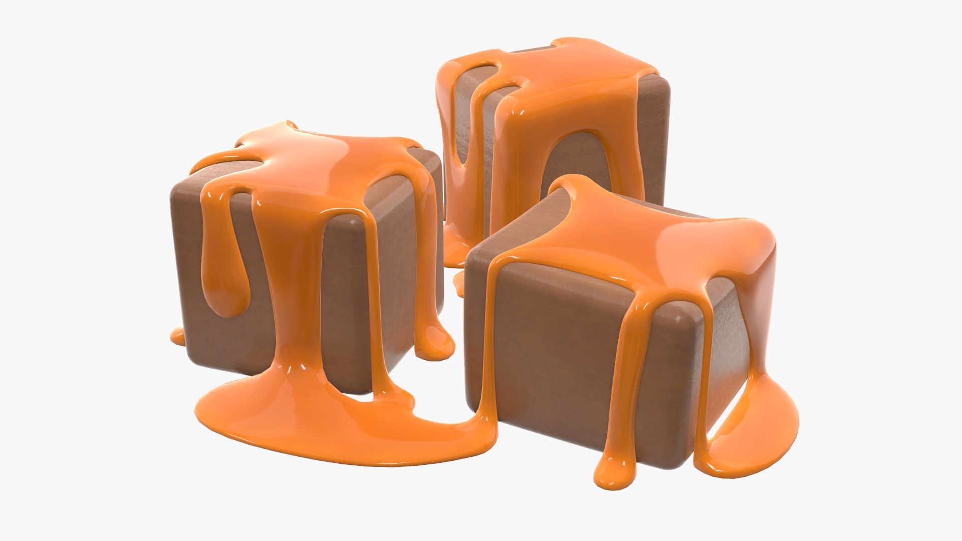 3D caramel candy model - TurboSquid 1528408