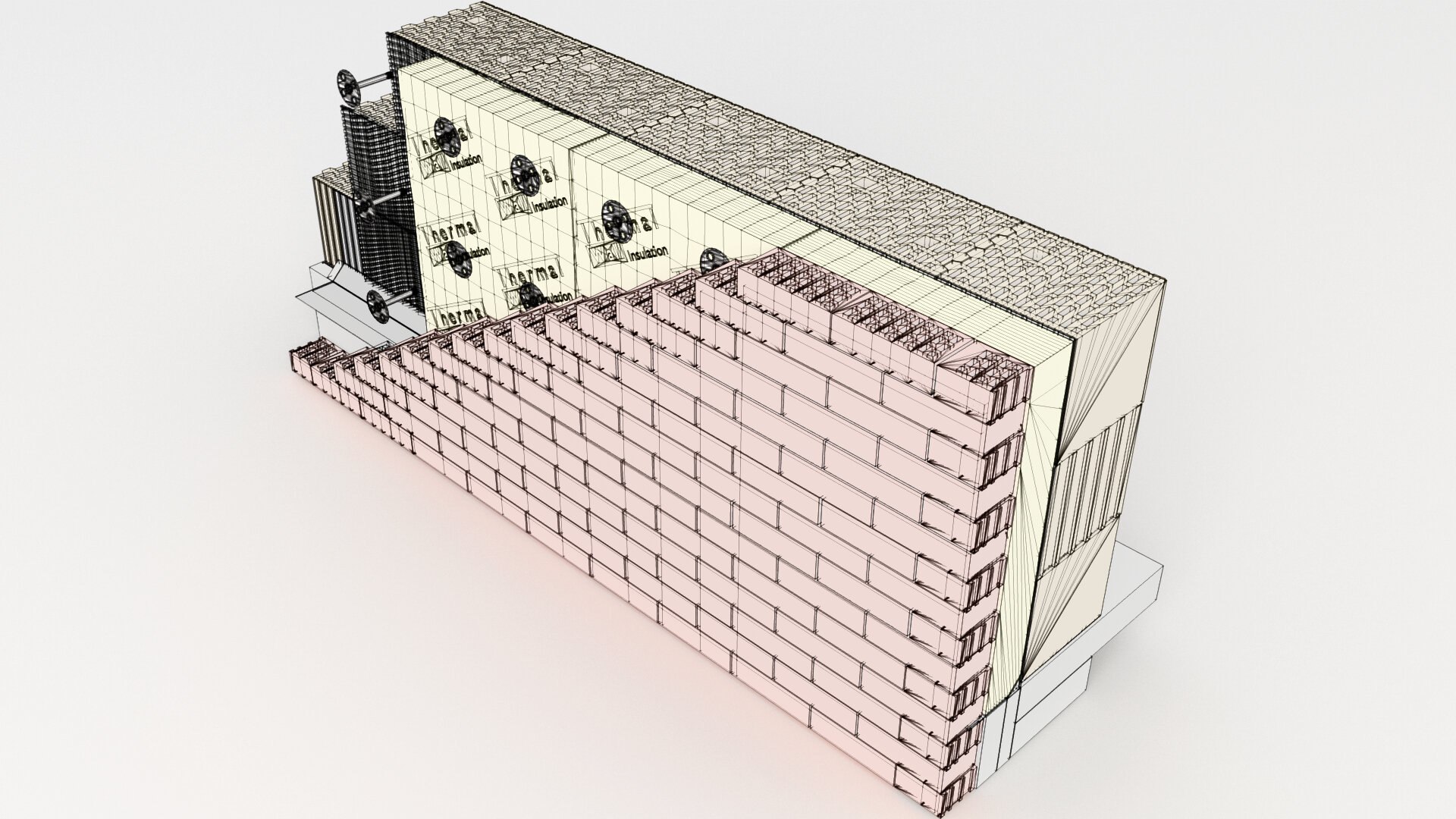 Wall Thermal Insulation 3D Model - TurboSquid 1525889