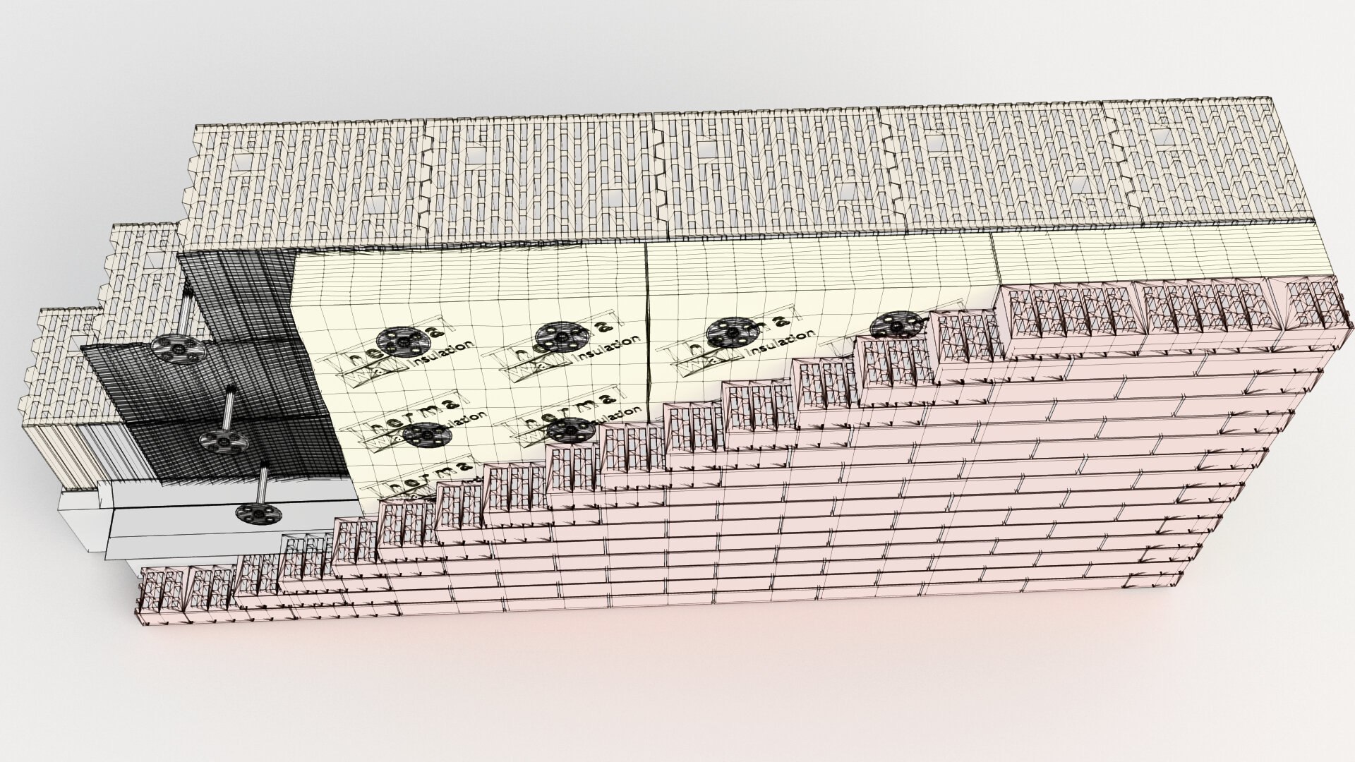 Wall Thermal Insulation 3D Model - TurboSquid 1525889