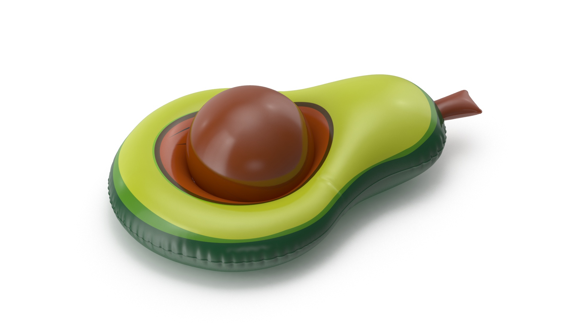 Light Green Avocado Pool Float with a Ball 3D - TurboSquid 1754257