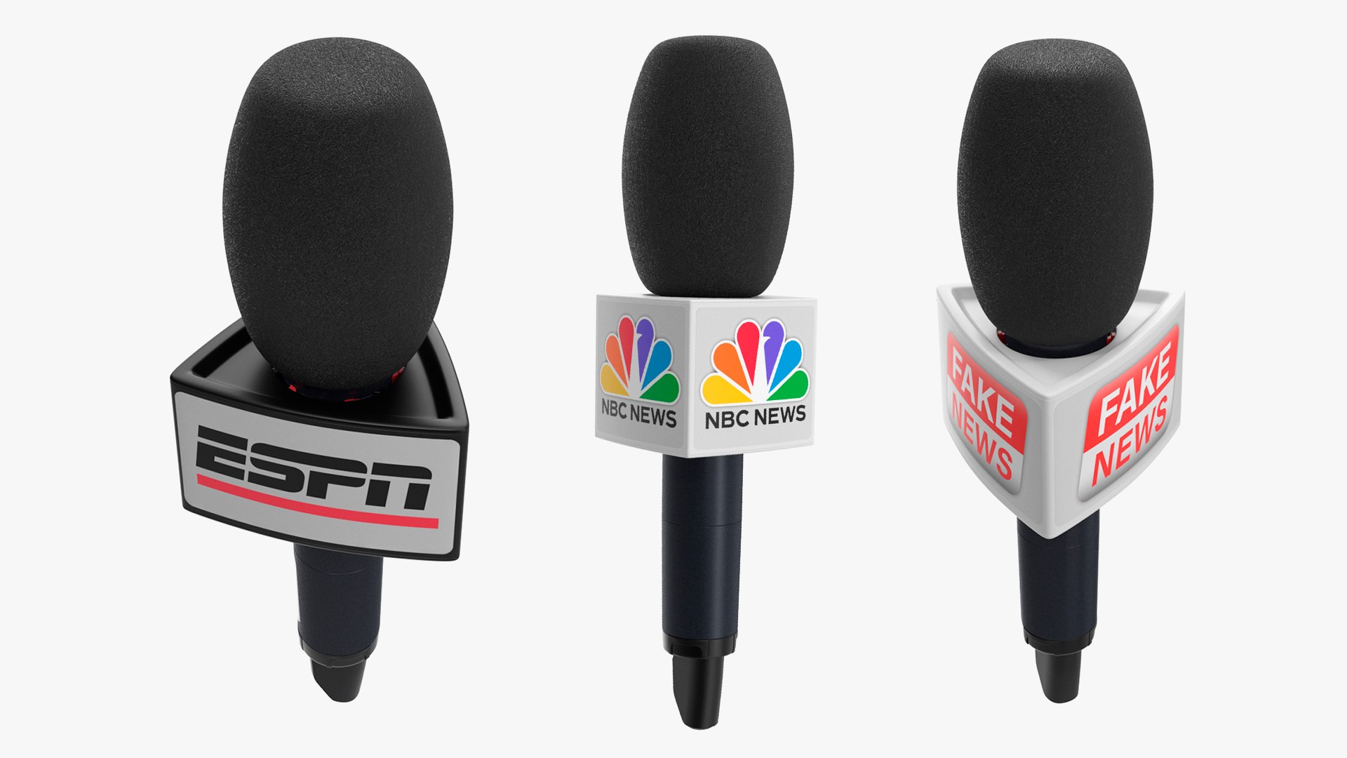 Reporter Wireless Microphones Collection 3D Model - TurboSquid 2189236