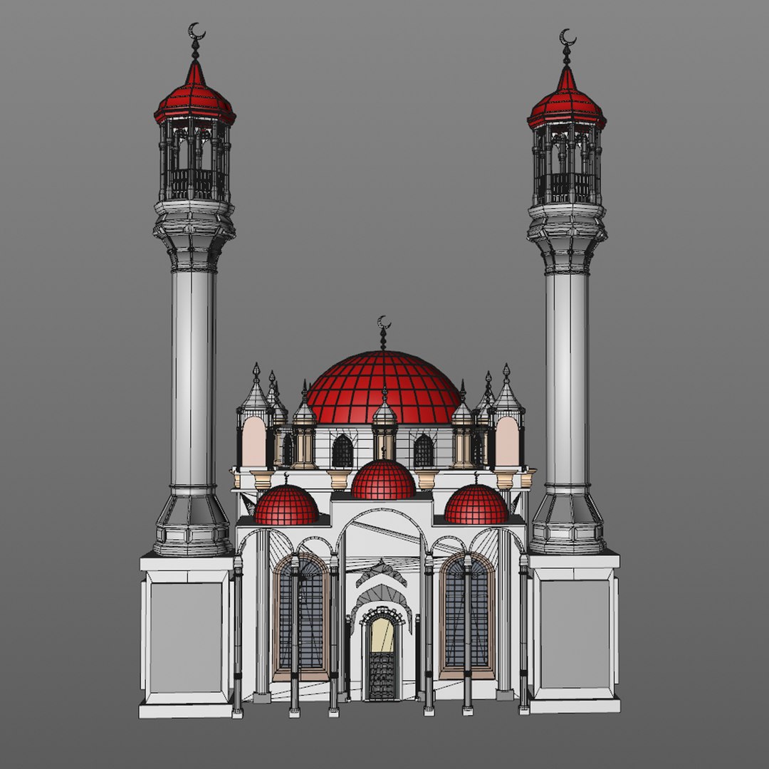 3D Mosque Cartoon - TurboSquid 1334677