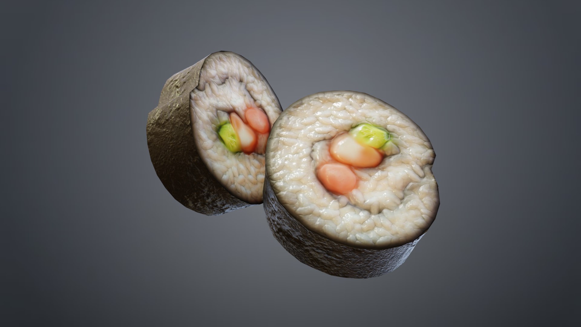 Sushi Roll 3D Model - TurboSquid 1891856