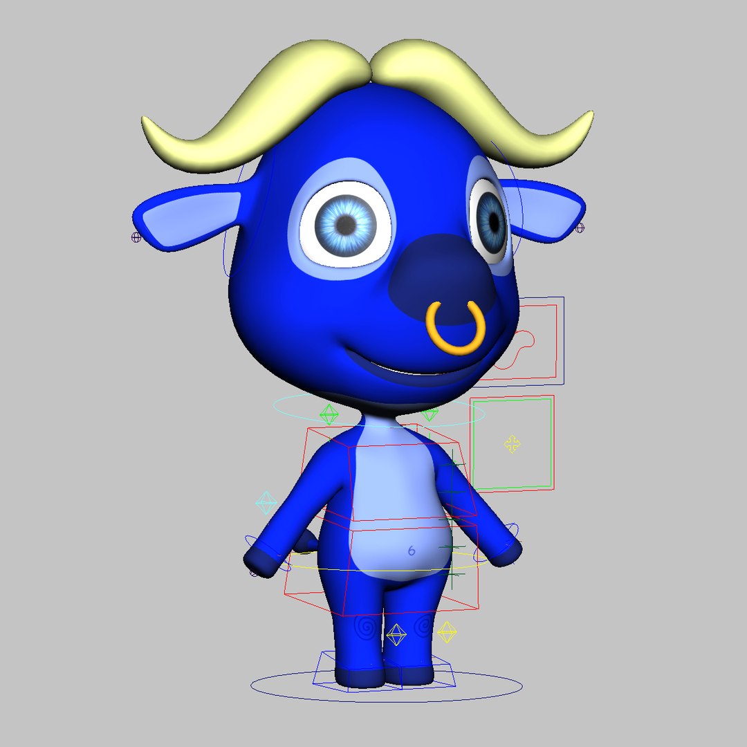 Cartoon animation character 3D model - TurboSquid 1642575