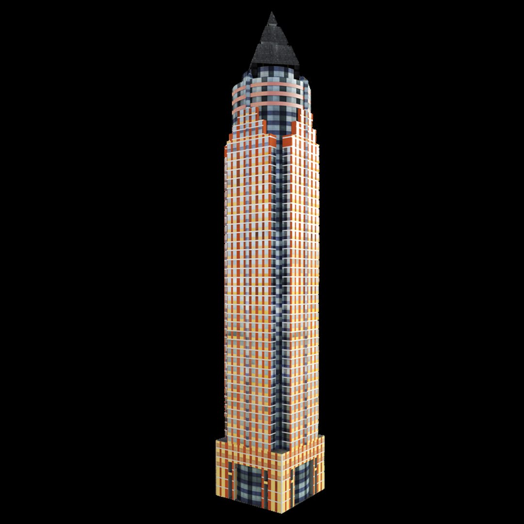 Skyscraper Messeturm 3d Model