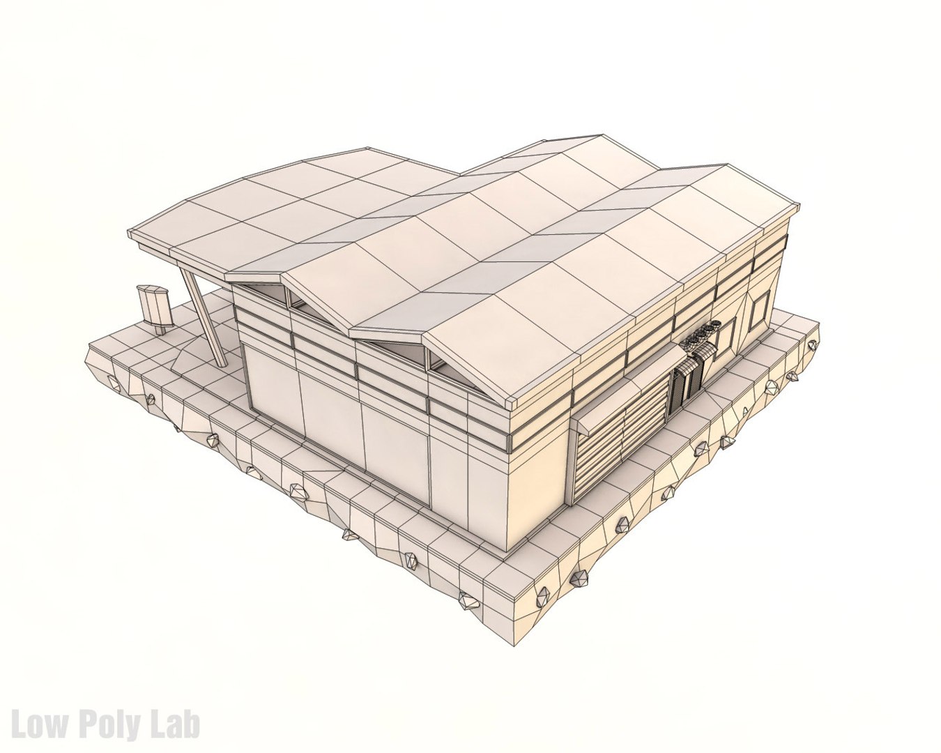 Supermarket Market 3d Model