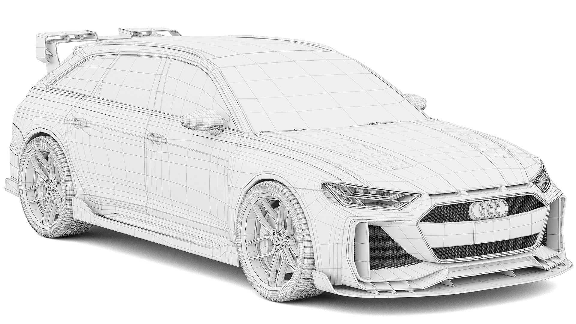 3D Audi RS6 Hycade Model - TurboSquid 2212366