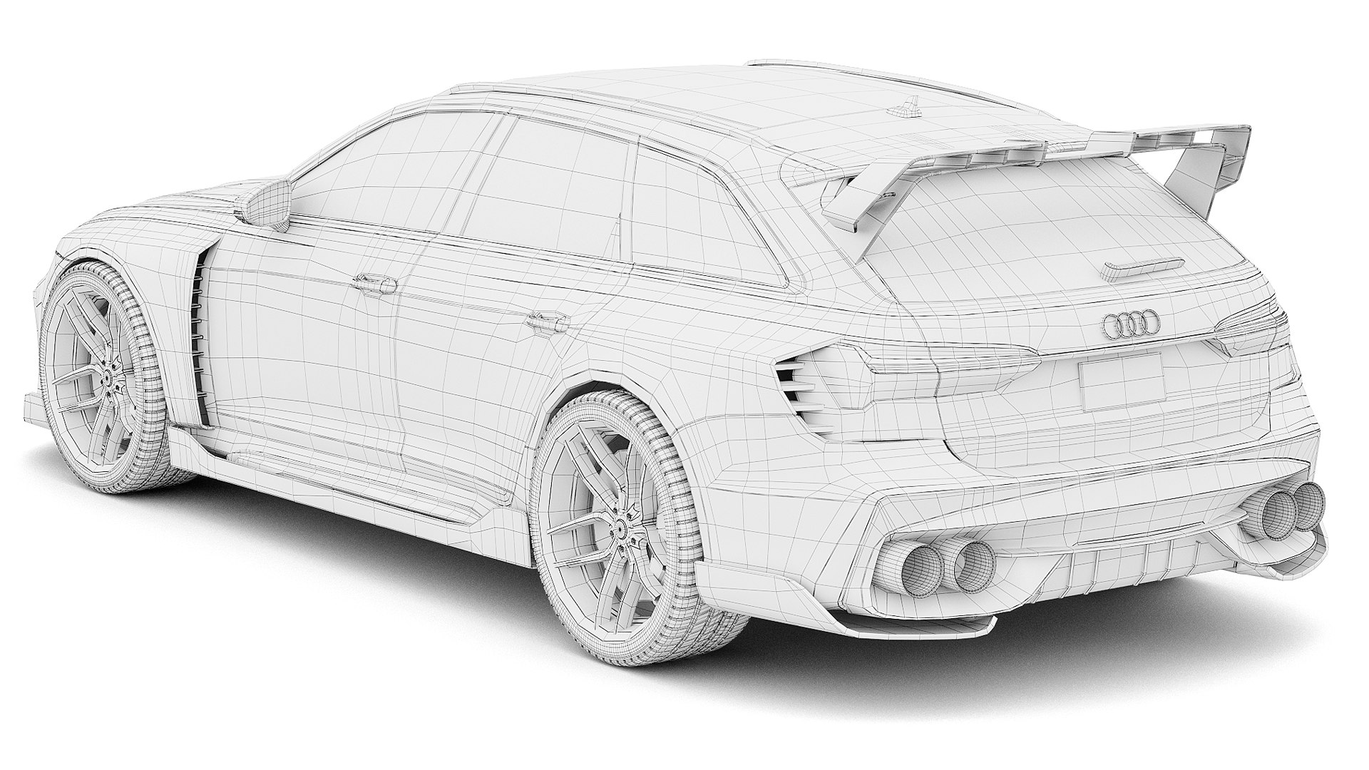 3D Audi RS6 Hycade Model - TurboSquid 2212366