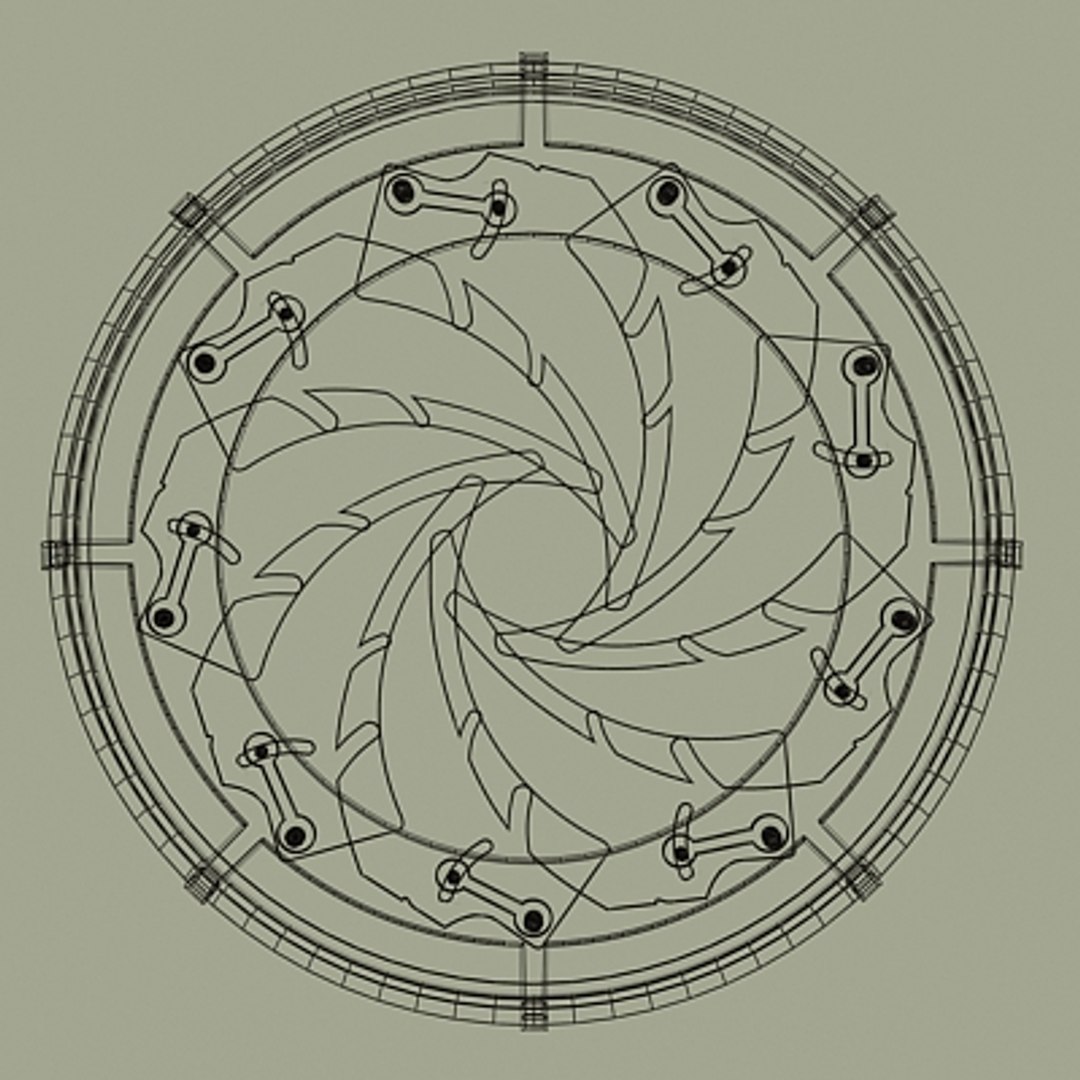 Camera Iris 3d Model