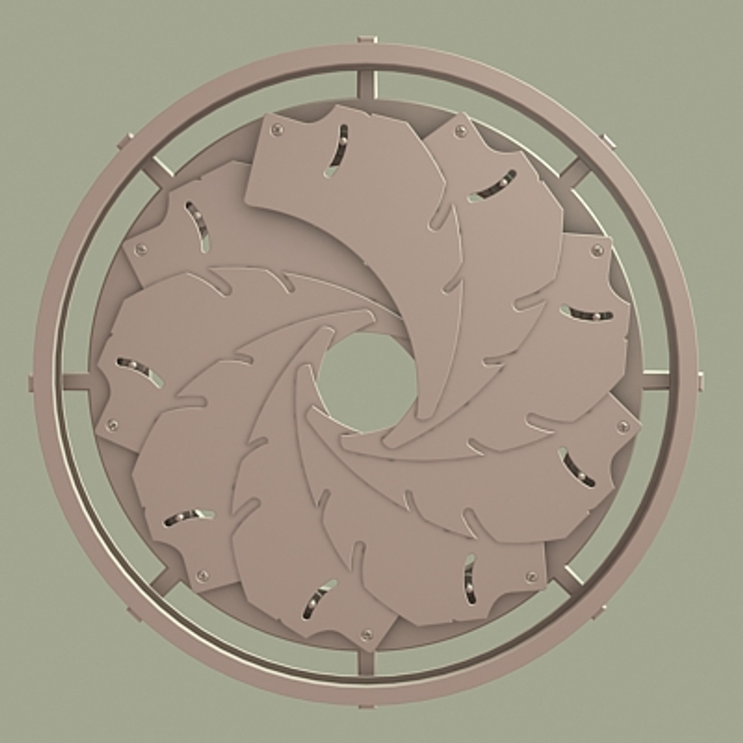 camera iris 3d model