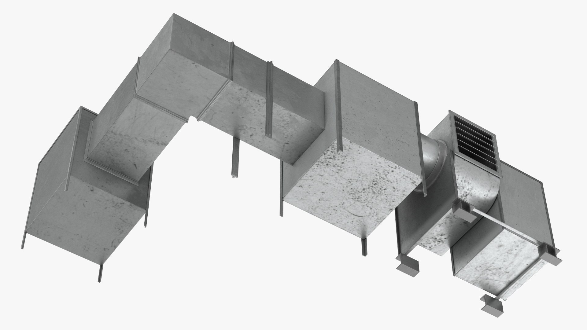 HVAC Ductwork System 3D - TurboSquid 2329790