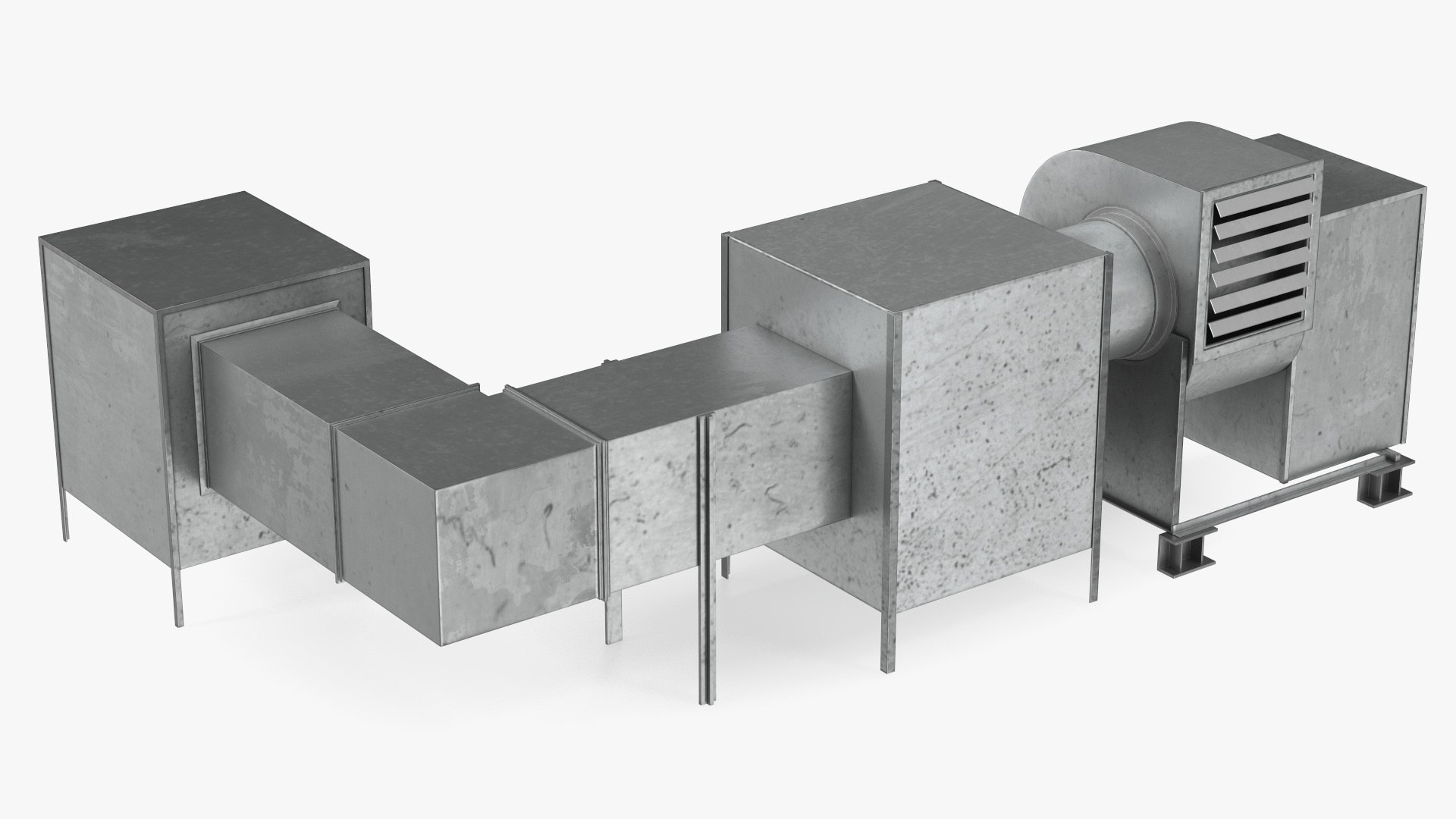 HVAC Ductwork System 3D - TurboSquid 2329790