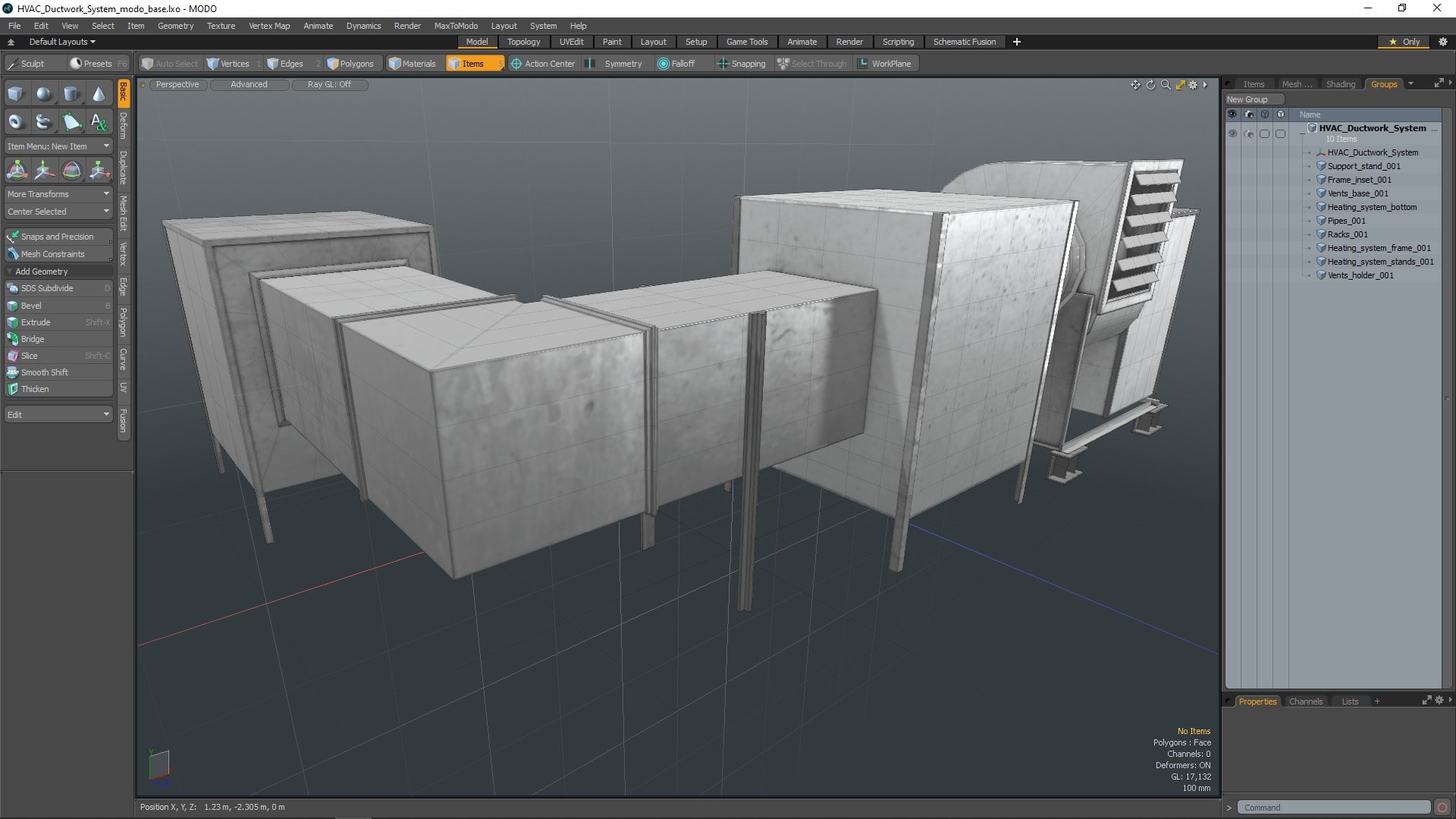 HVAC Ductwork System 3D - TurboSquid 2329790