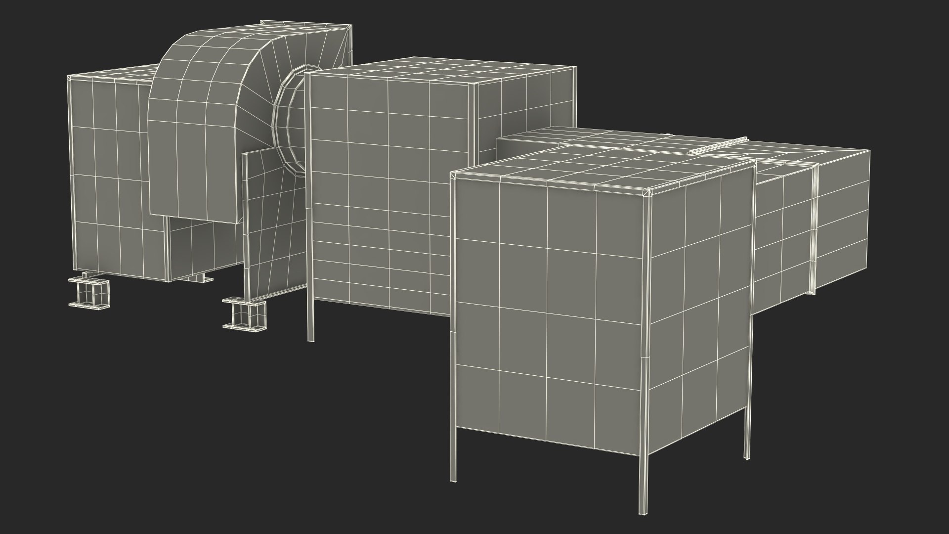 HVAC Ductwork System 3D - TurboSquid 2329790