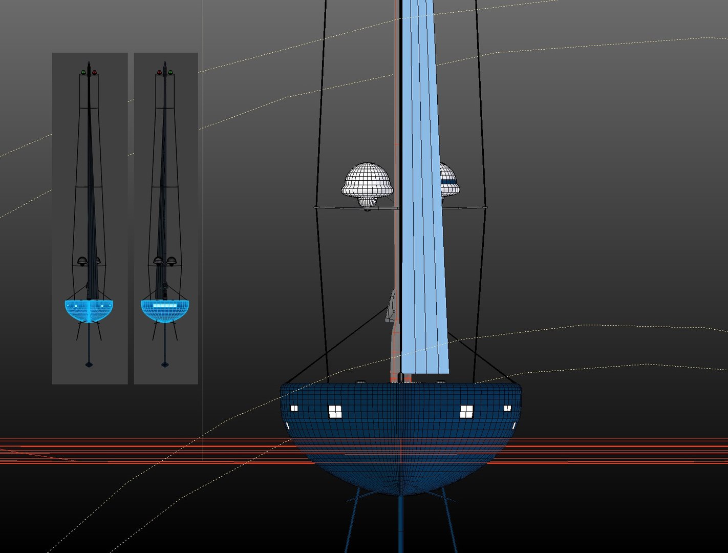 Mega Yacht Model - TurboSquid 1368903