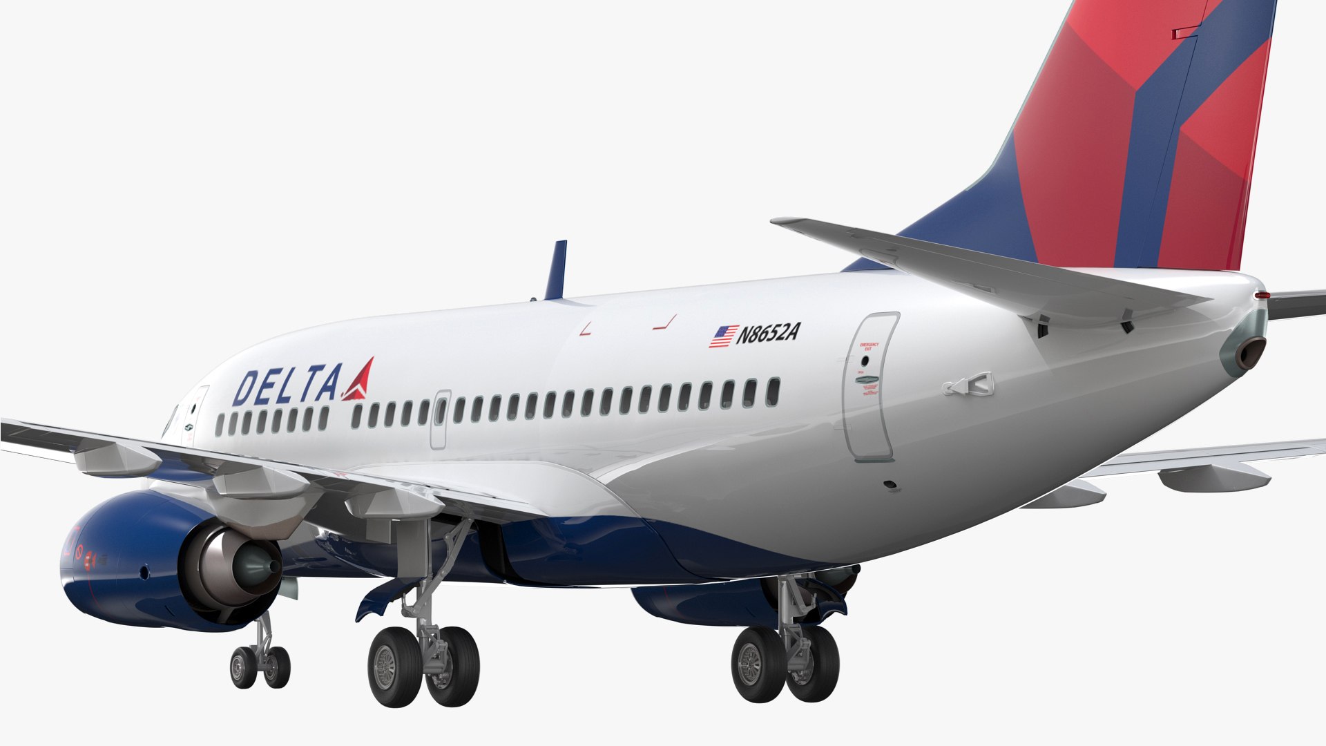 3D Boeing 737-600 Delta Airlines - TurboSquid 1206851
