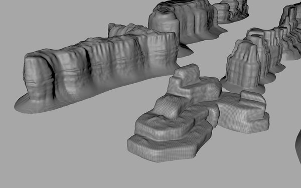 3D redrock red rock model - TurboSquid 1696164