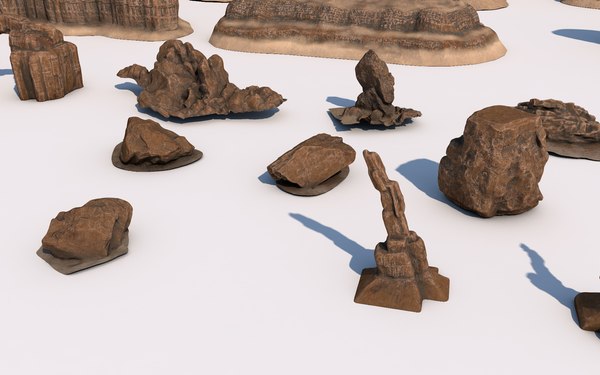 3D redrock red rock model - TurboSquid 1696164
